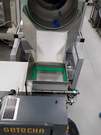 Beside the press granulator GRS 180, GRS 300 - GETECHA