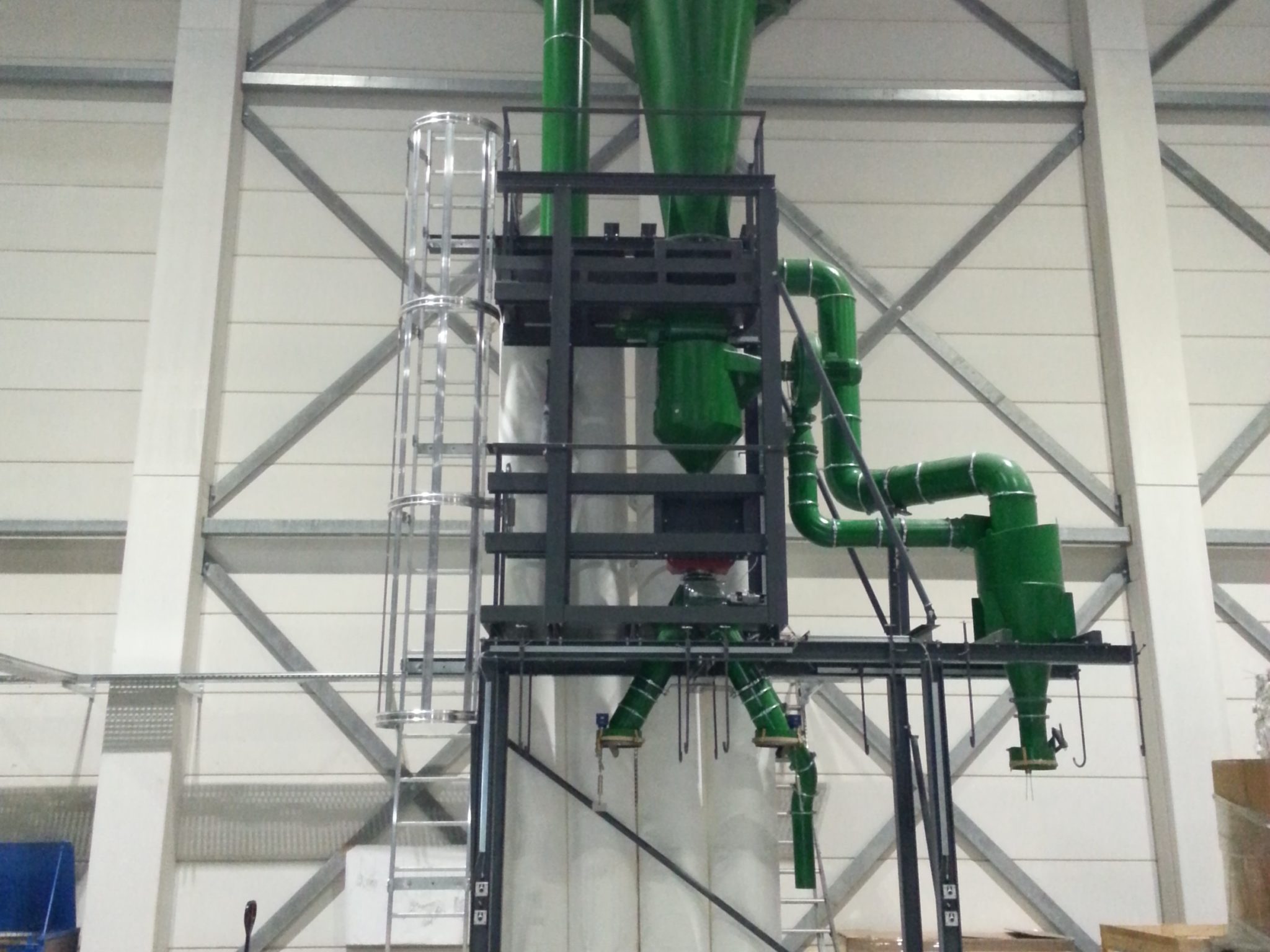 tilting unit, conveyors, metal detection, suction units - GETECHA